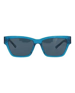 Balenciaga Square Frame Recycled Acetate Sunglasses - Blue Blue Blue (bb0307sa/30014527/004)