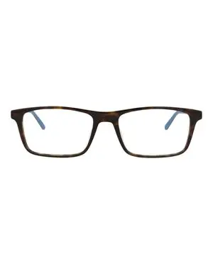 Montblanc Square-frame Acetate Optical Frames - Havana Ruthenium Transparent (mb0120o/30009081/002)