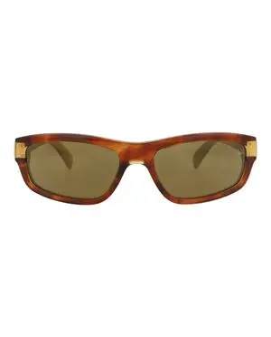 Dunhill Recycled Acetate Square Frame Sunglasses - Havana Havana Bronze (du0077s/30014977/003)