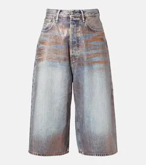Acne Studios Coated Denim Culottes