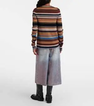 Acne Studios Coated Denim Culottes