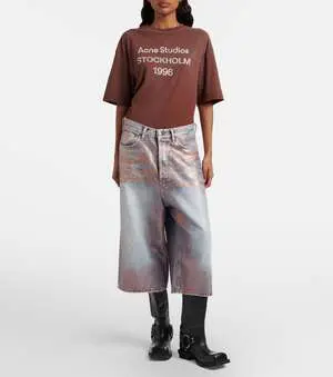 Acne Studios Coated Denim Culottes