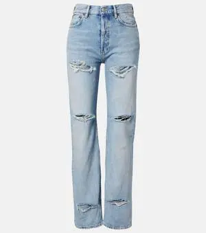 Acne Studios Distressed Straight Jeans