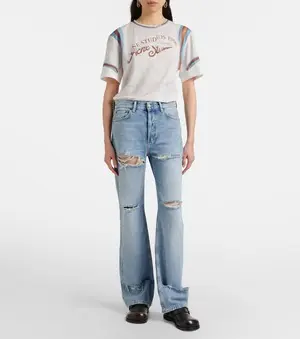 Acne Studios Distressed Straight Jeans