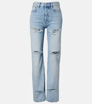 Acne Studios Distressed Straight Jeans