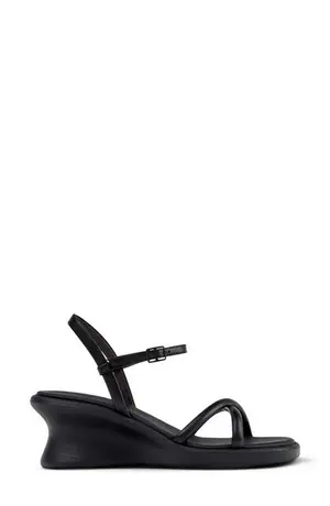 Camper Louise Wedge Sandal - Black