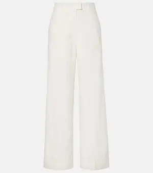 THE FRANKIE SHOP Brickell Wide-leg Trousers - White
