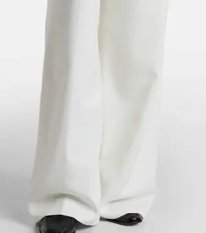 THE FRANKIE SHOP Brickell Wide-leg Trousers - White