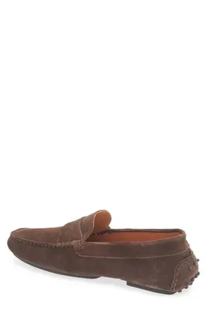 Gentle Souls Redondo Penny Loafer - Brown Suede