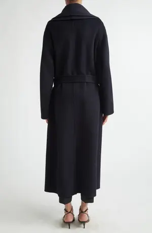 RÓHE Double Face Wool & Cashmere Wrap Coat