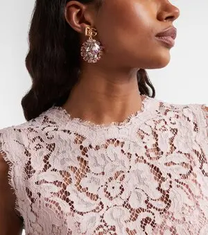 Dolce & Gabbana Embellished Clip-on Earrings