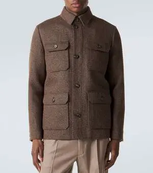 Loro Piana Andover Linen And Cashmere-blend Jacket