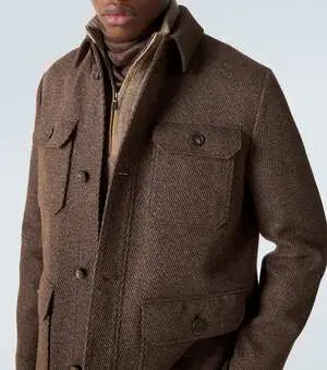 Loro Piana Andover Linen And Cashmere-blend Jacket