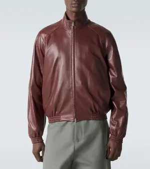 Acne Studios Leather Biker Jacket