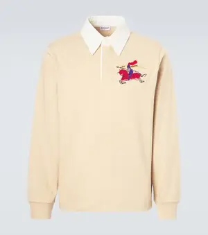 Burberry Ekd Cotton Polo Sweater