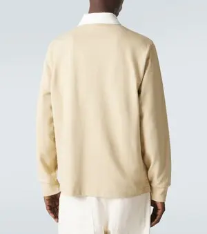 Burberry Ekd Cotton Polo Sweater