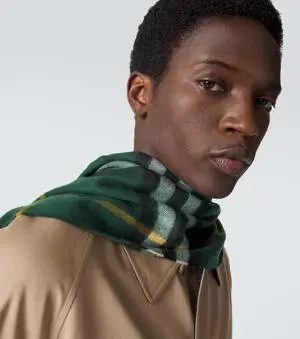 Burberry Check Cashmere Scarf