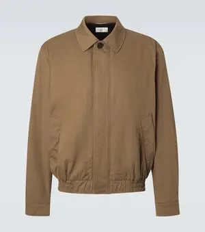 Saint Laurent Cotton Blouson Jacket - Brown