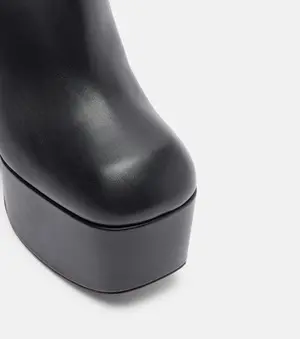 CHRISTIAN LOUBOUTIN Aquabootie 160 Leather Platform Ankle Boots