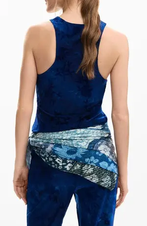 Desigual Floral Racerback Tank