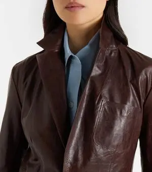 Polo Ralph Lauren Leather Blazer