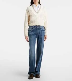 Brunello Cucinelli Wide-leg Jeans