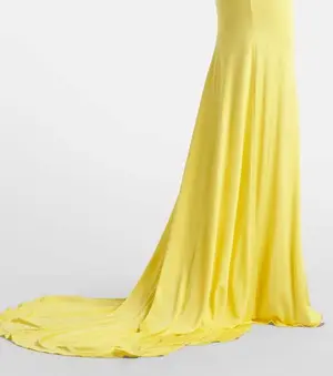 David Koma Embellished Jersey Gown