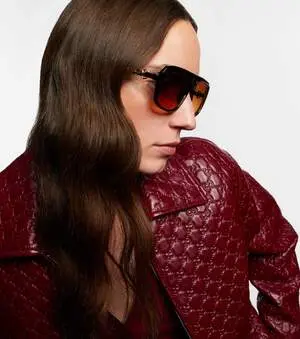 Gucci Horsebit Aviator Sunglasses