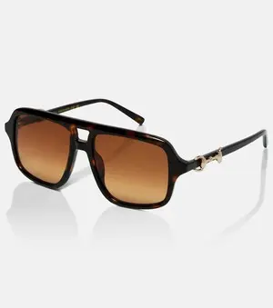 Gucci Horsebit Aviator Sunglasses