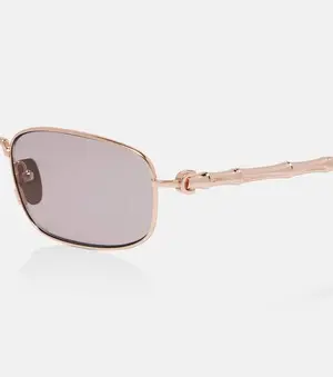 Gucci Bamboo Rectangular Sunglasses