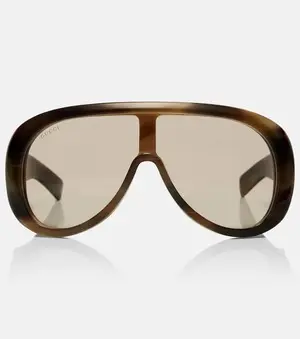 Gucci Flat-top Sunglasses - Brown