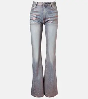 Acne Studios Coated Bootcut Jeans