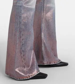 Acne Studios Coated Bootcut Jeans