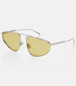 Bottega Veneta Light Ribbon Aviator Sunglasses