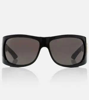 Gucci Double G Square Sunglasses - Black