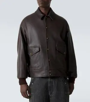 A.PRESSE A-1 Leather Blouson Jacket