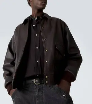 A.PRESSE A-1 Leather Blouson Jacket