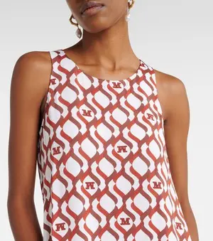 Max Mara Printed Midi Dress