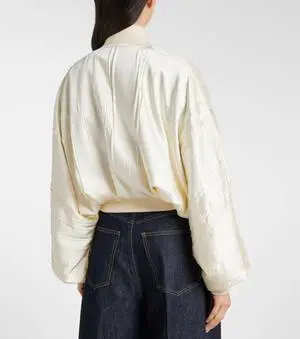 Sportmax Zorro Cropped Bomber Jacket