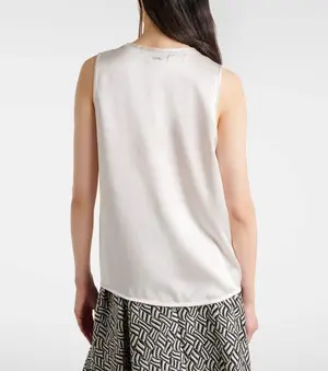Max Mara Estri Satin Top