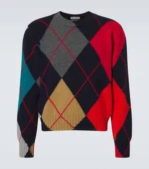 JW Anderson Argyle Wool Sweater