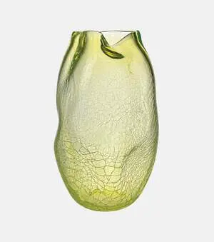 ALEXA LIXFELD Meteorite Glass Vase - Green