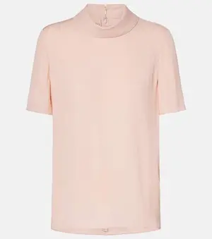 Valentino Garavani Zip Up Blouses