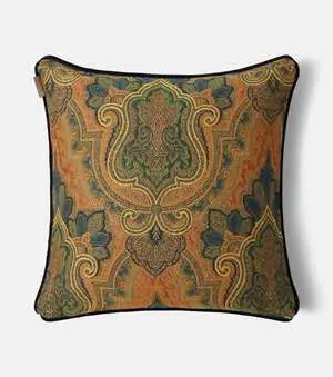 Etro Deosai Paisley Jacquard Cushion