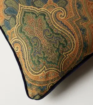 Etro Deosai Paisley Jacquard Cushion