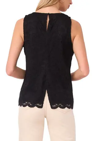 Vince Camuto Lace Sleeveless Top