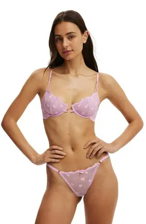 Cotton:on The Keepsake Underwire Bra - Lilac Sunset