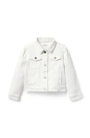 Janie And Jack Denim Puff Sleeve Jacket