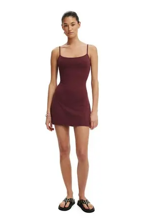 COTTON ON Hold Me Mini Skort Dress - Sour Cherry