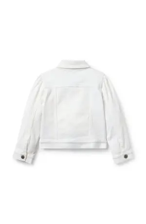 Janie And Jack Denim Puff Sleeve Jacket